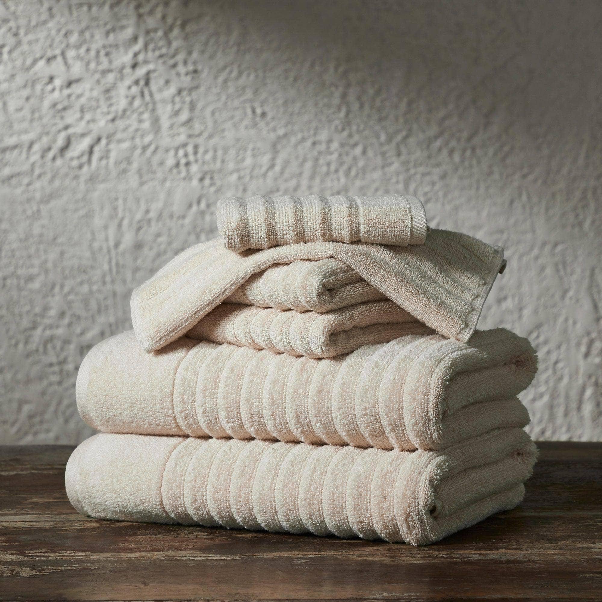 Combed Cotton Bath Towels 6 Piece - Dune – Rust & Refined