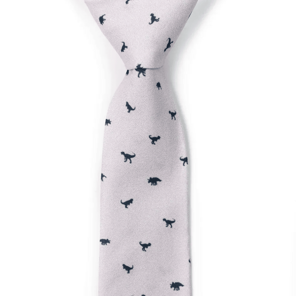 Tie - Spike - Cream Dinosaur – Rust & Refined