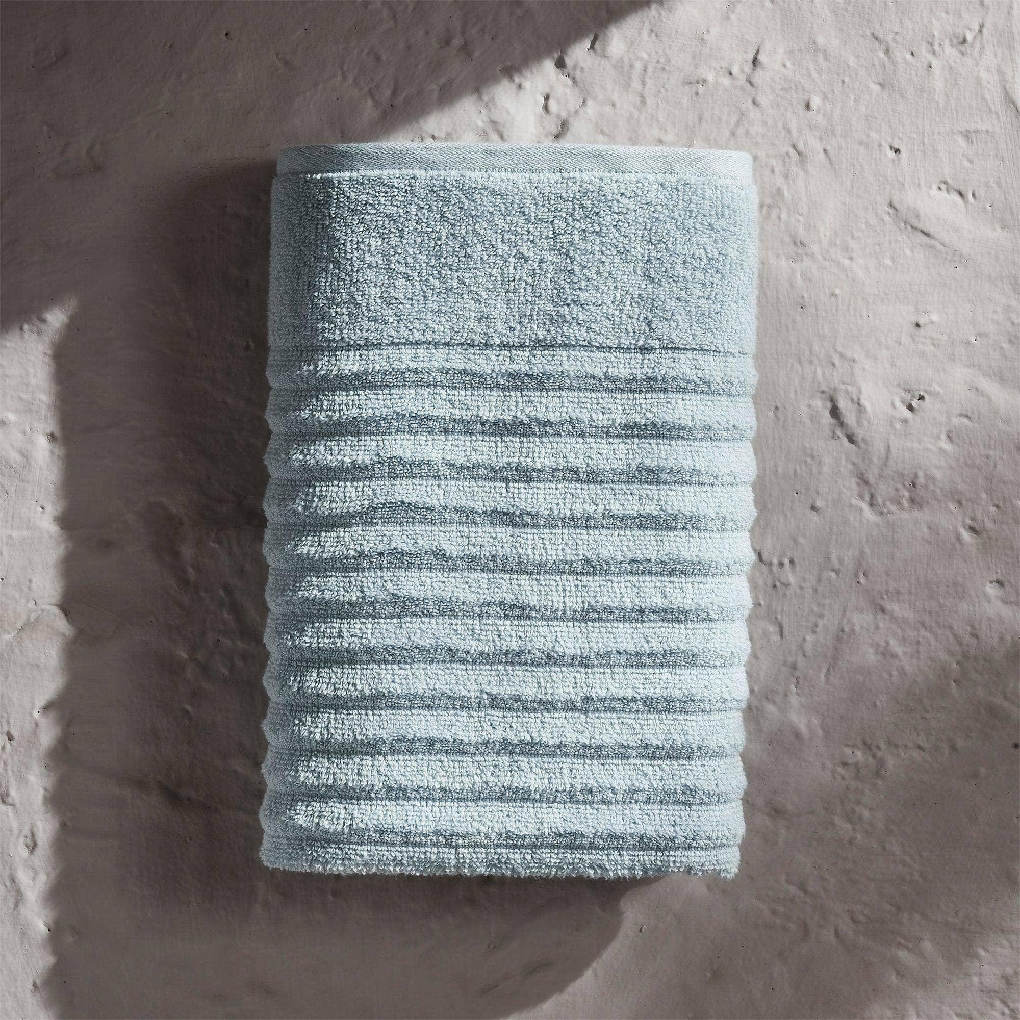 Combed Cotton Hand Towel Light Blue – Rust & Refined